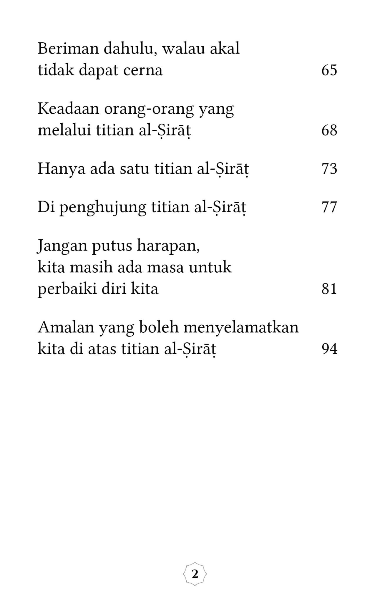 Beriman dengan Titian al-Sirat yang Dipacakkan di atas Neraka Jahannam ...